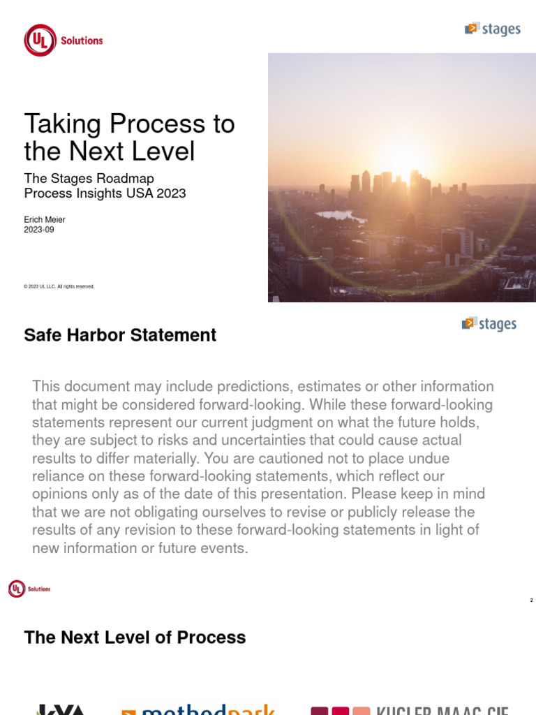 Method Park by UL Solutions - Taking Process To The Next Level - The Stages Roadmap | PDF ...