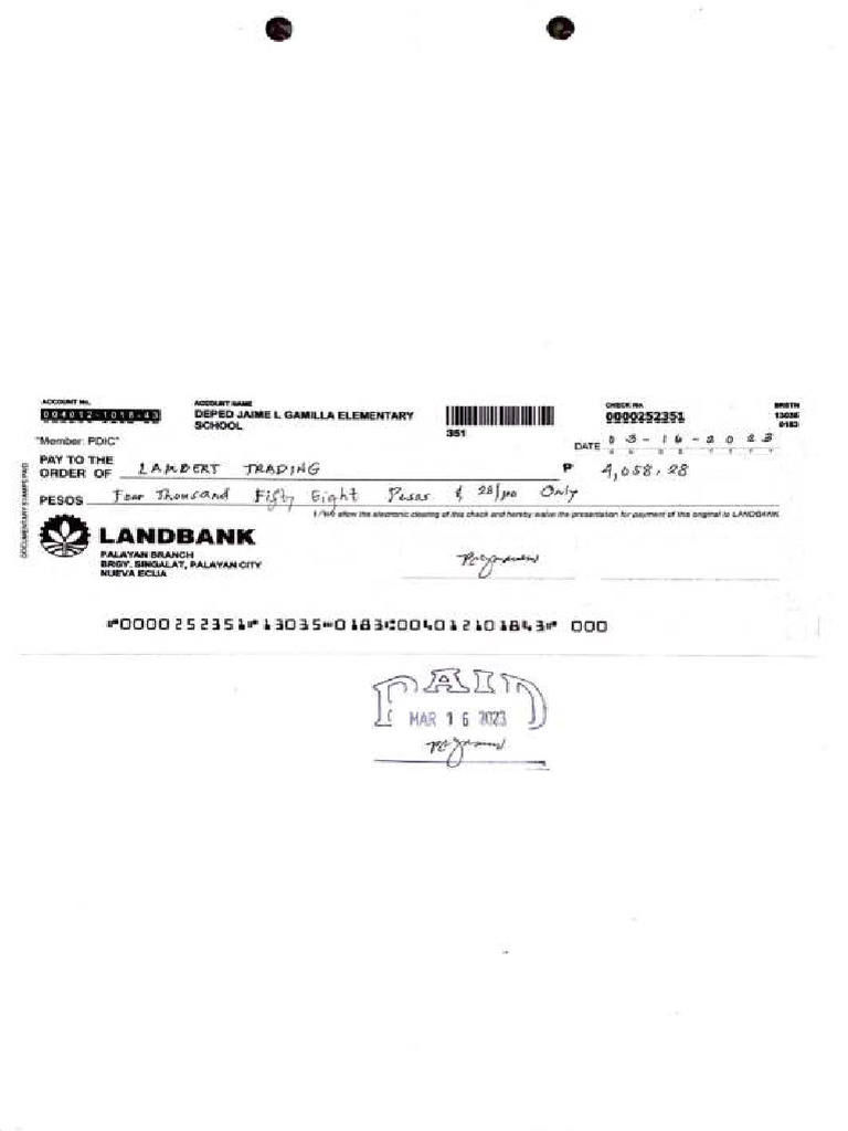 Purchased Supplies DRRM | PDF | Receipt | Procurement