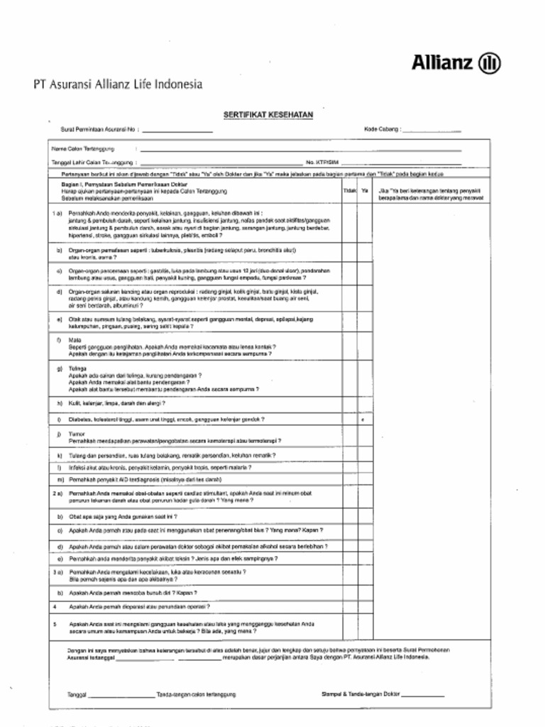 Form LPK Dewasa | PDF