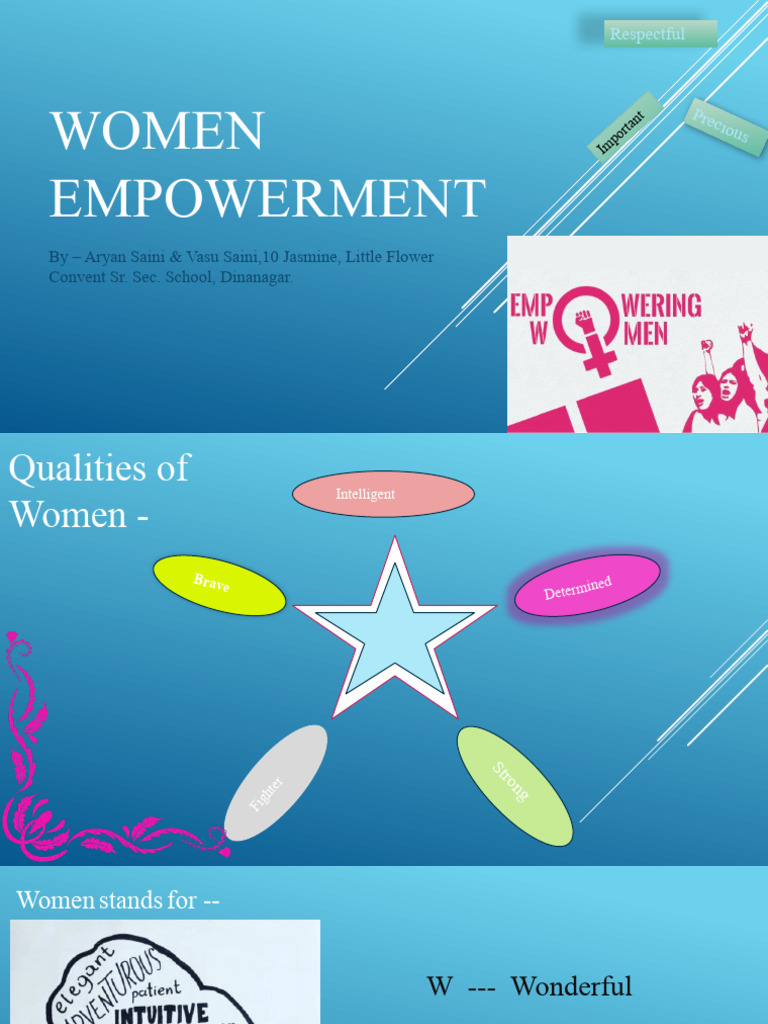 Women Empowerment | PDF | Empowerment | Egalitarianism