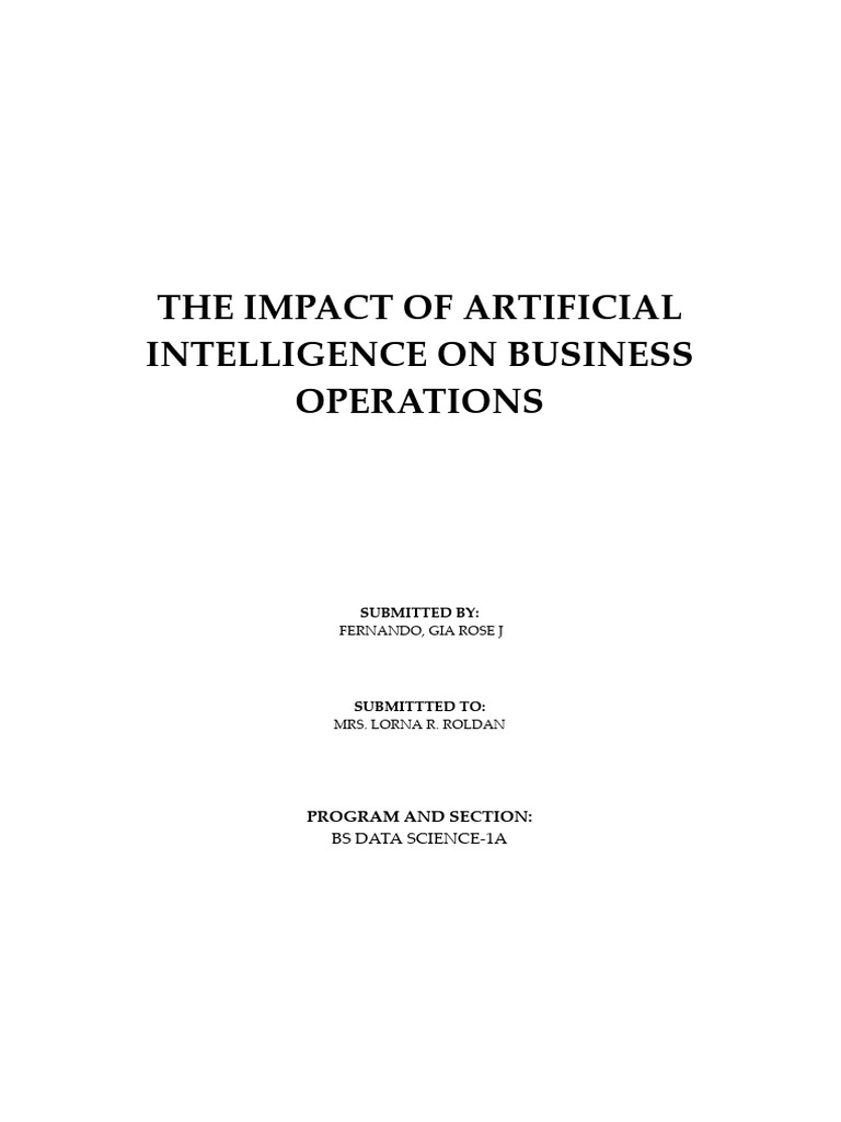 RRL - Final Requirement | PDF | Artificial Intelligence | Intelligence (AI) & Semantics