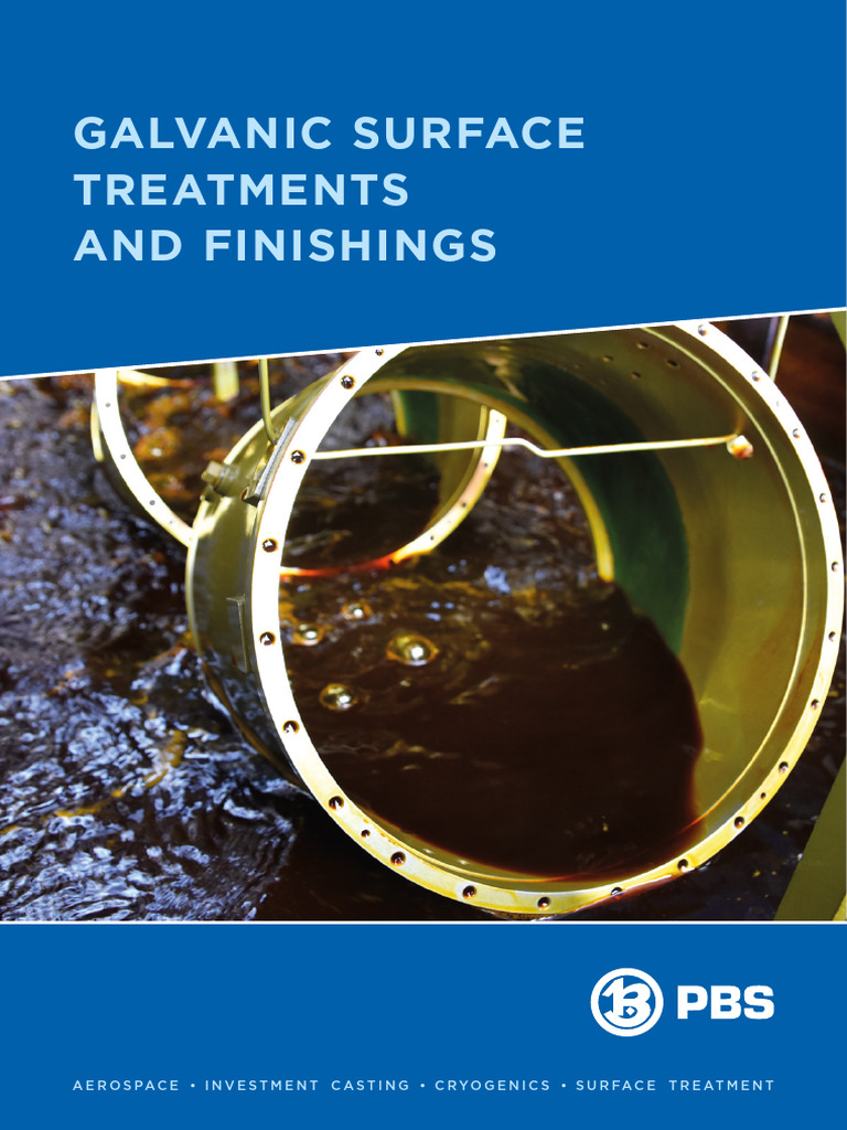 PBS Galvanic Surface Treatment and Finishings 11 23 | PDF | Corrosion | Metals