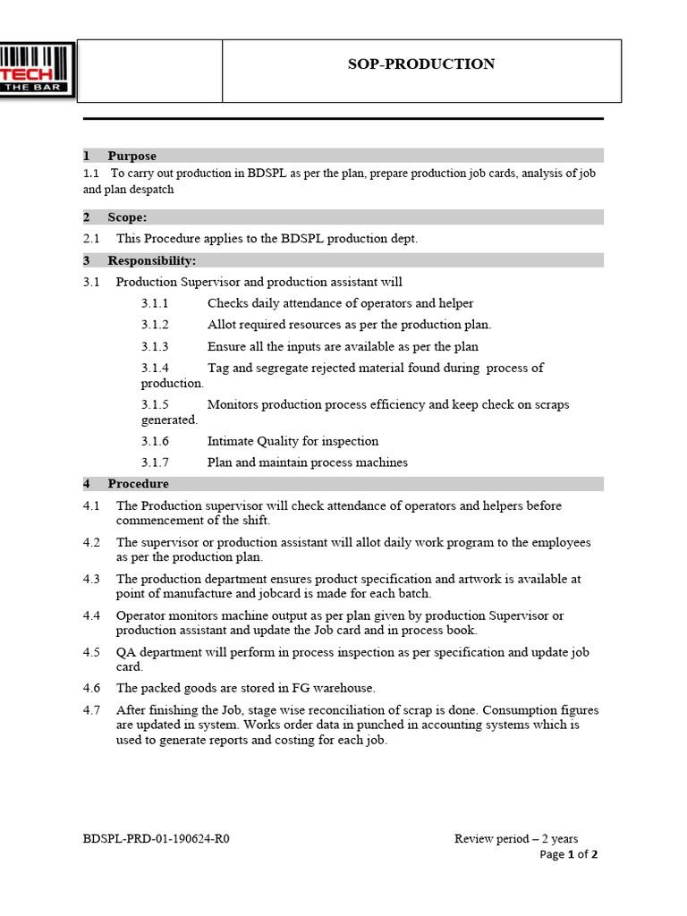 Production | PDF | Computing | Business