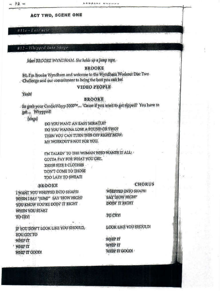 Legally Blonde Script Act II | PDF