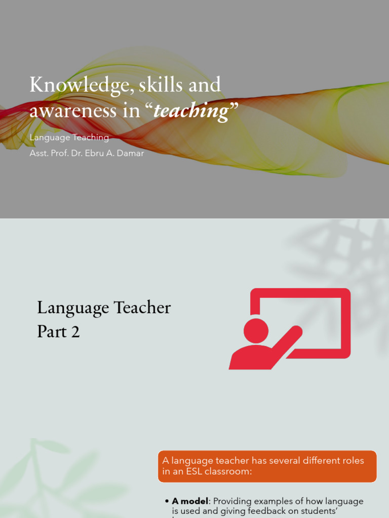 Language Teacher Part 2 | PDF | Learning | Language Education