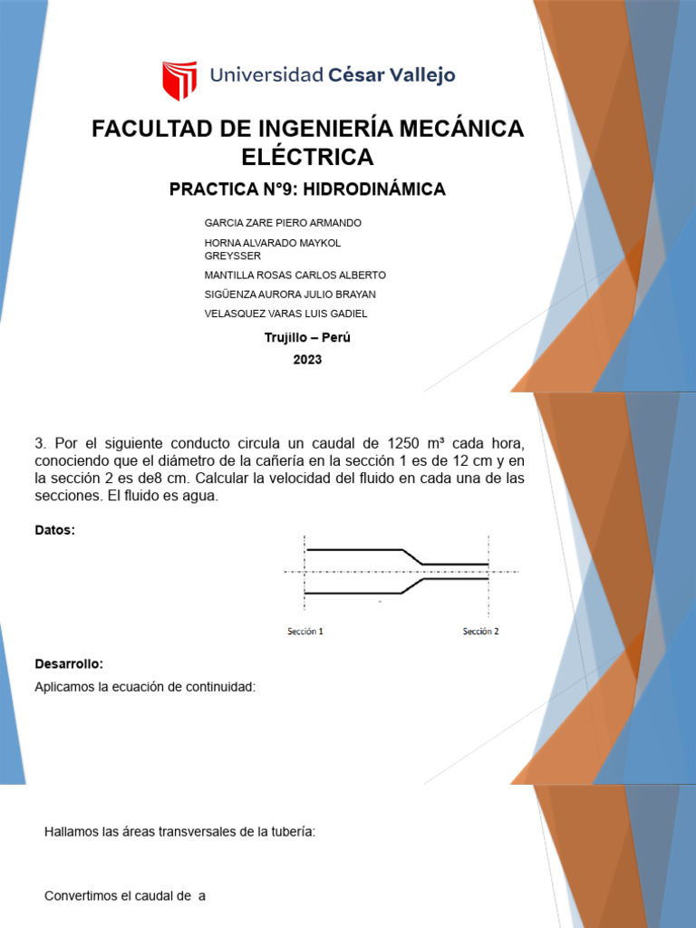 P9 Hidrodinámica | PDF