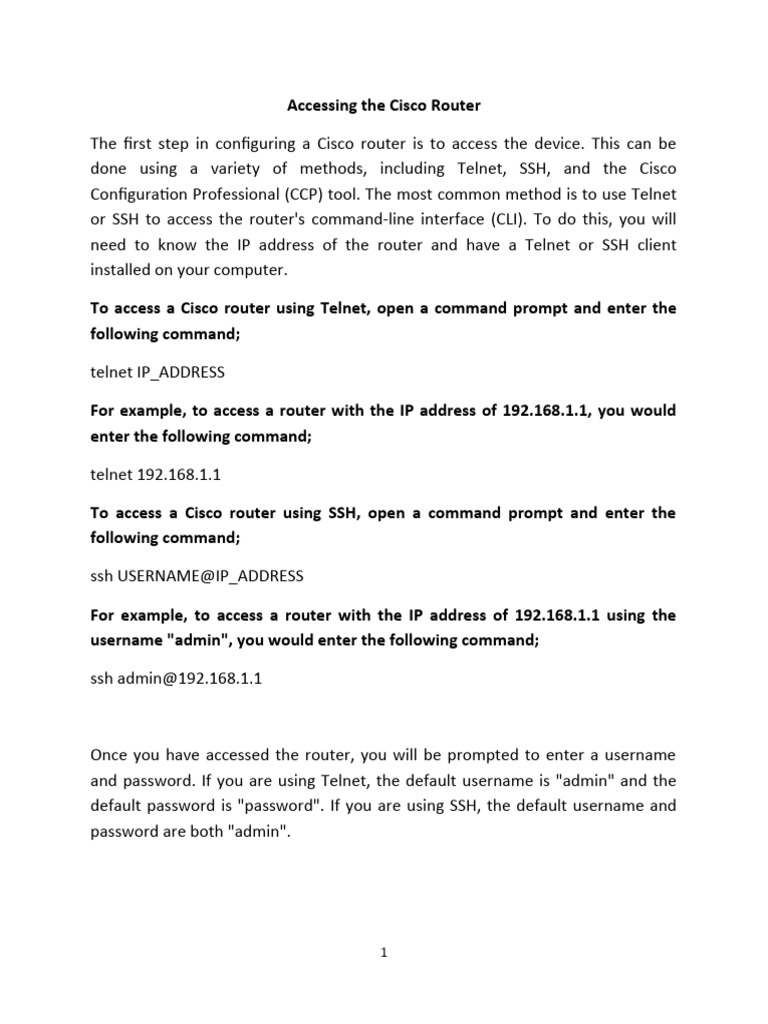 Basic Router Config Pdf Command Line Interface Ip Address