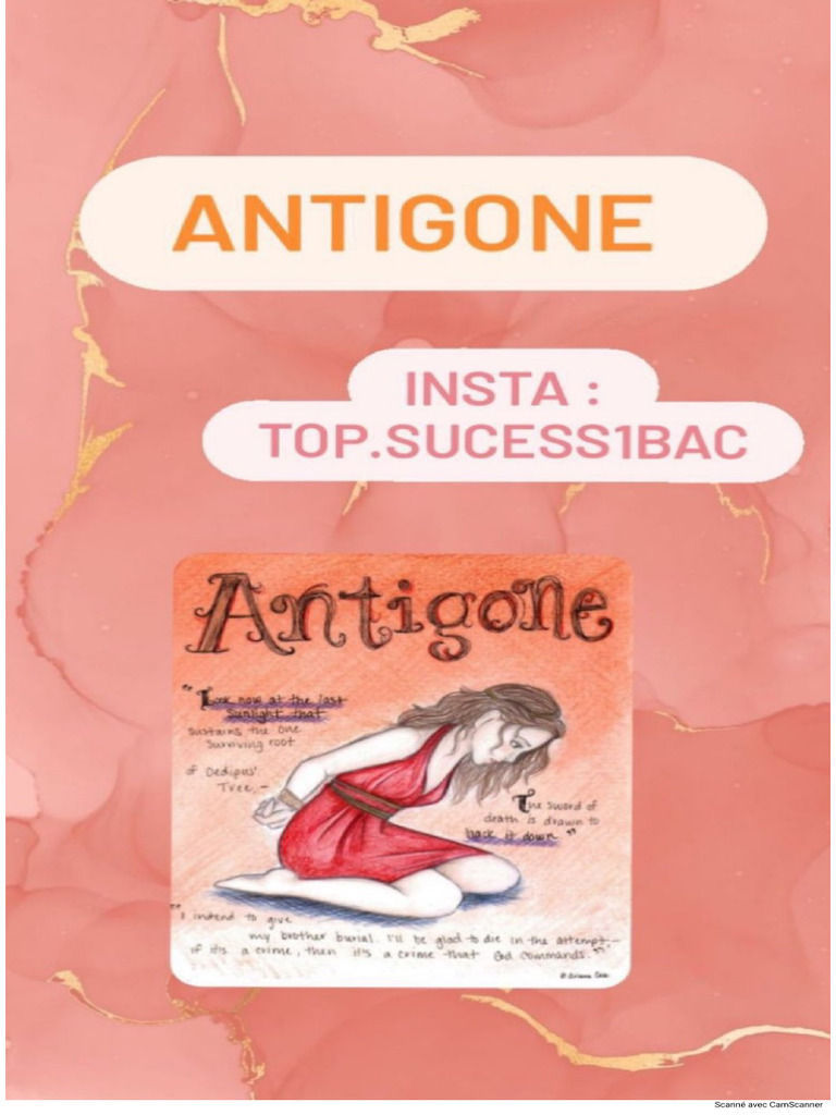 Résumé Antigone 1bac | PDF