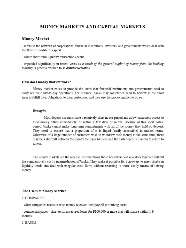 CHAPTER 8 Handouts | PDF | Securities (Finance) | Financial Markets