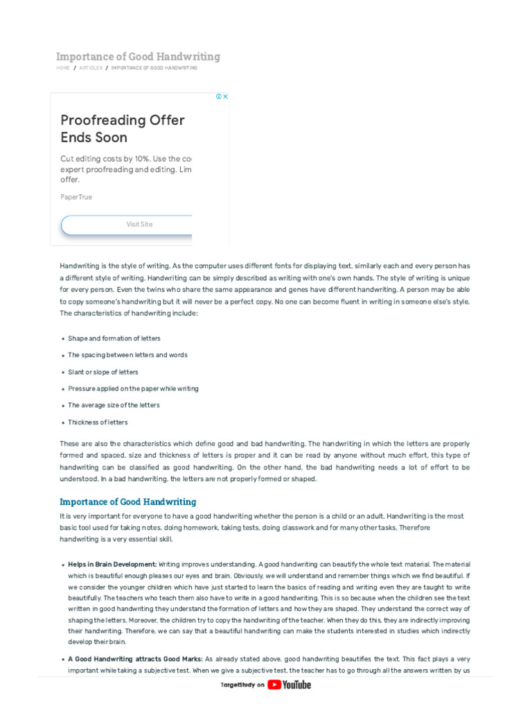 Good Handwriting _ Importance _ Writing Skills_ How to Improve (1 ...