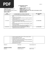 Annex A - Accomplishment Report For DTR | PDF