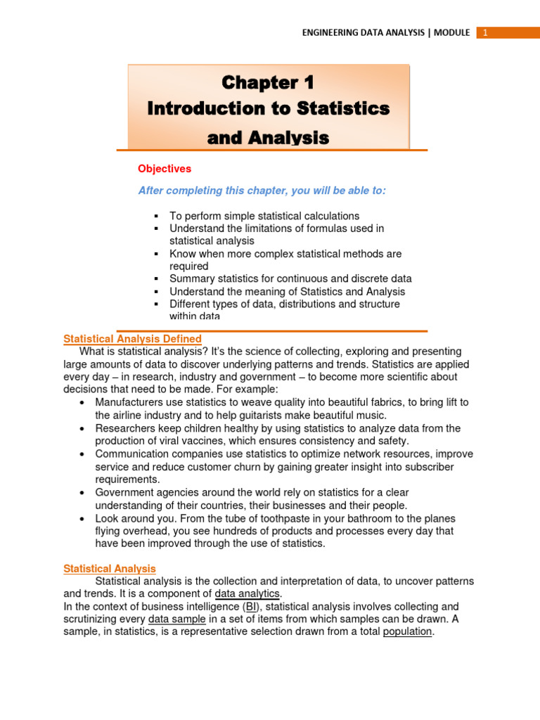 Statistical Analysis in Data Science | PDF | Statistics | Probability Distribution