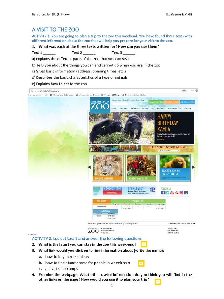 zoo General worksheet | PDF | Reptile | Amphibian