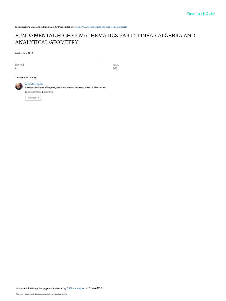 Math Lambert | PDF | Vector Space | Matrix (Mathematics)