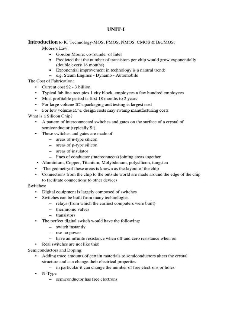 VLSI Design | PDF | Integrated Circuit | Mosfet
