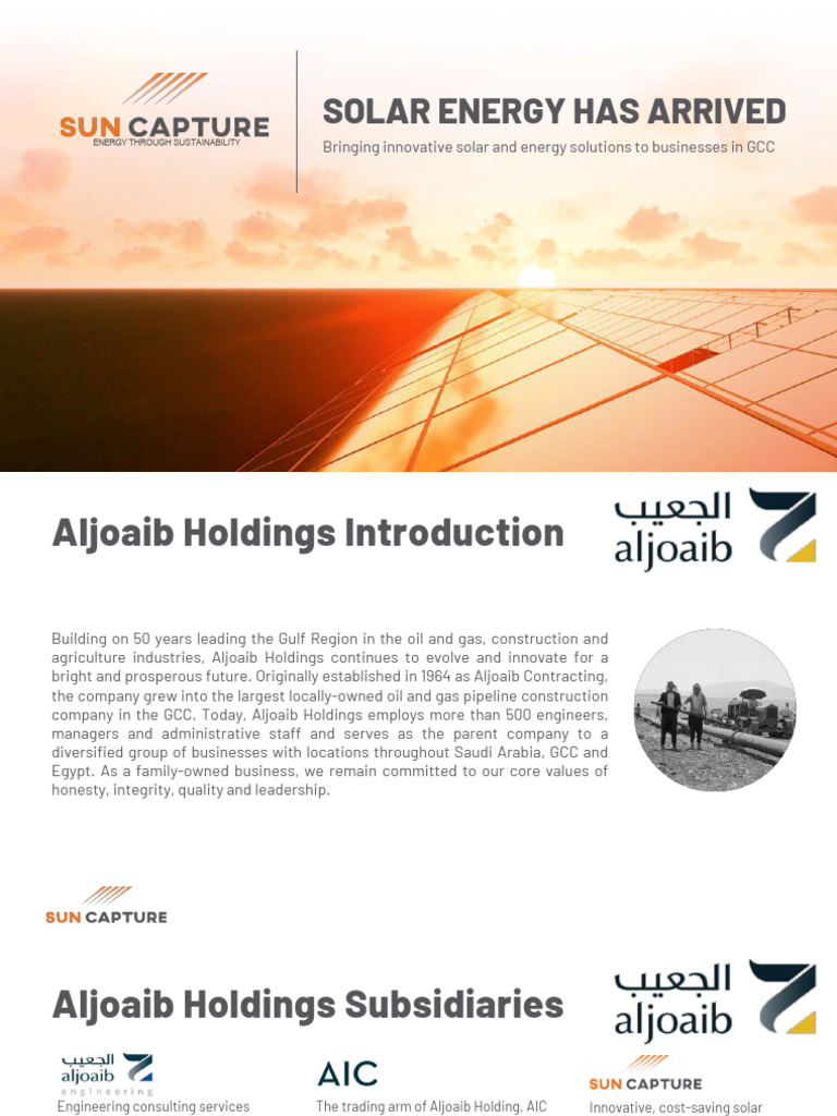 Sun Capture Company Profile. 2024 | PDF | Audit | Solar Energy