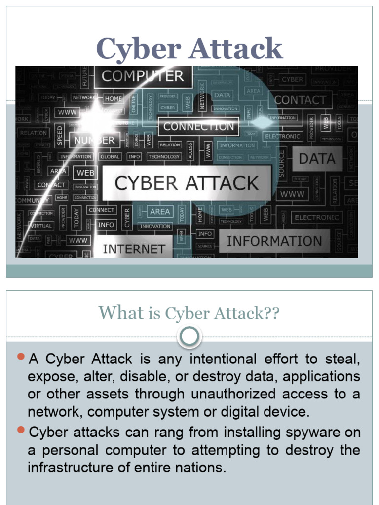Cyber Attack | PDF | Cyberwarfare | Security