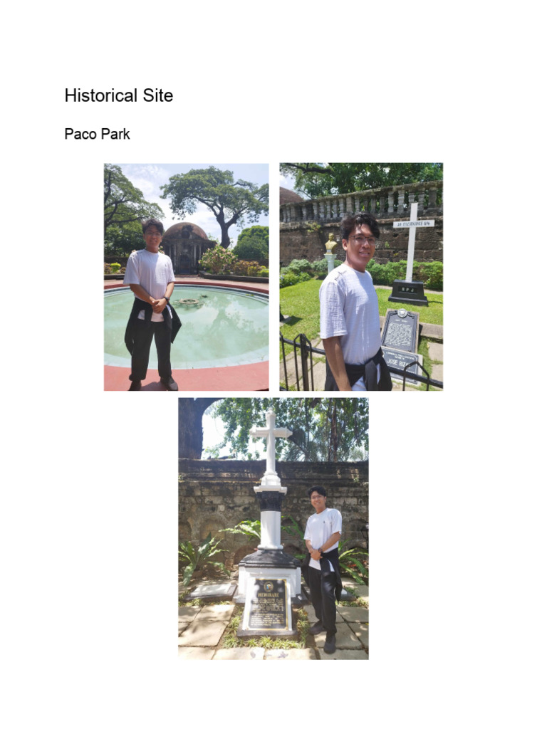 RAYNES, PAUL AYEN C. - GERPH - Historical Site & Museum Visit | PDF ...