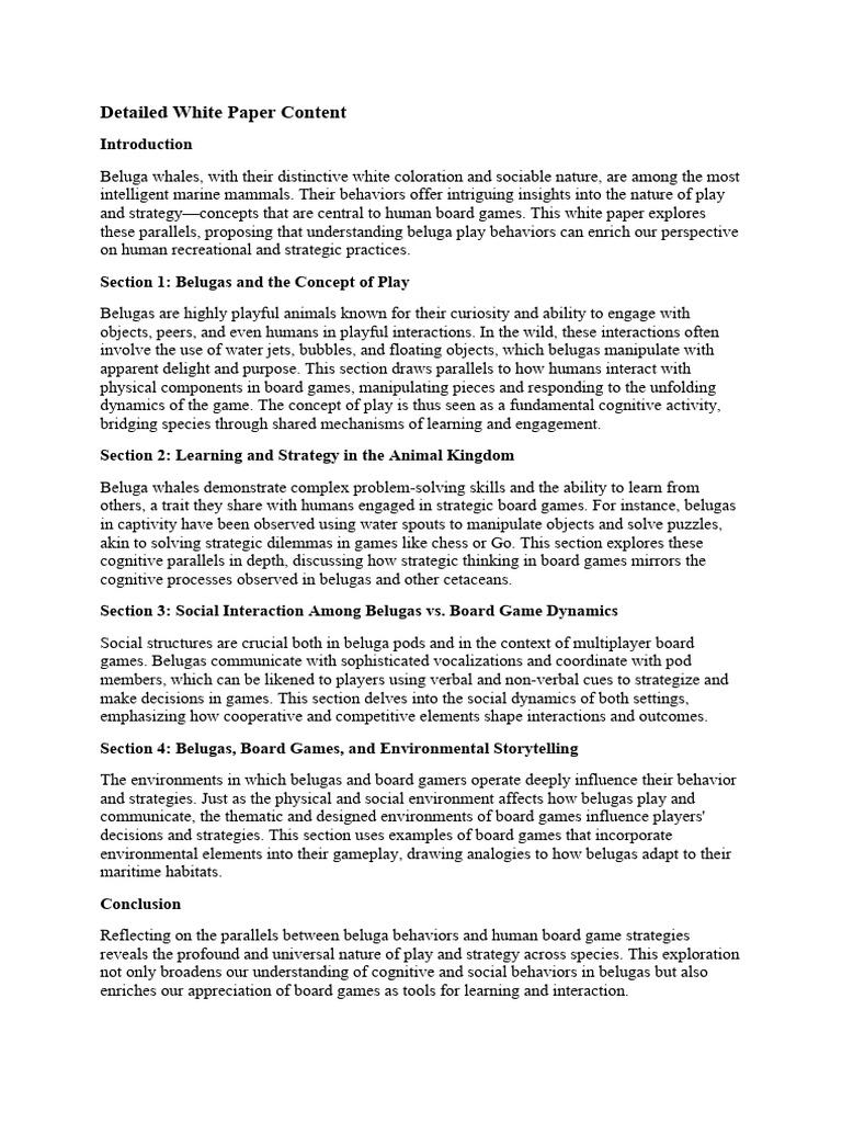 Detailed White Paper Content | PDF | Learning | Behavior