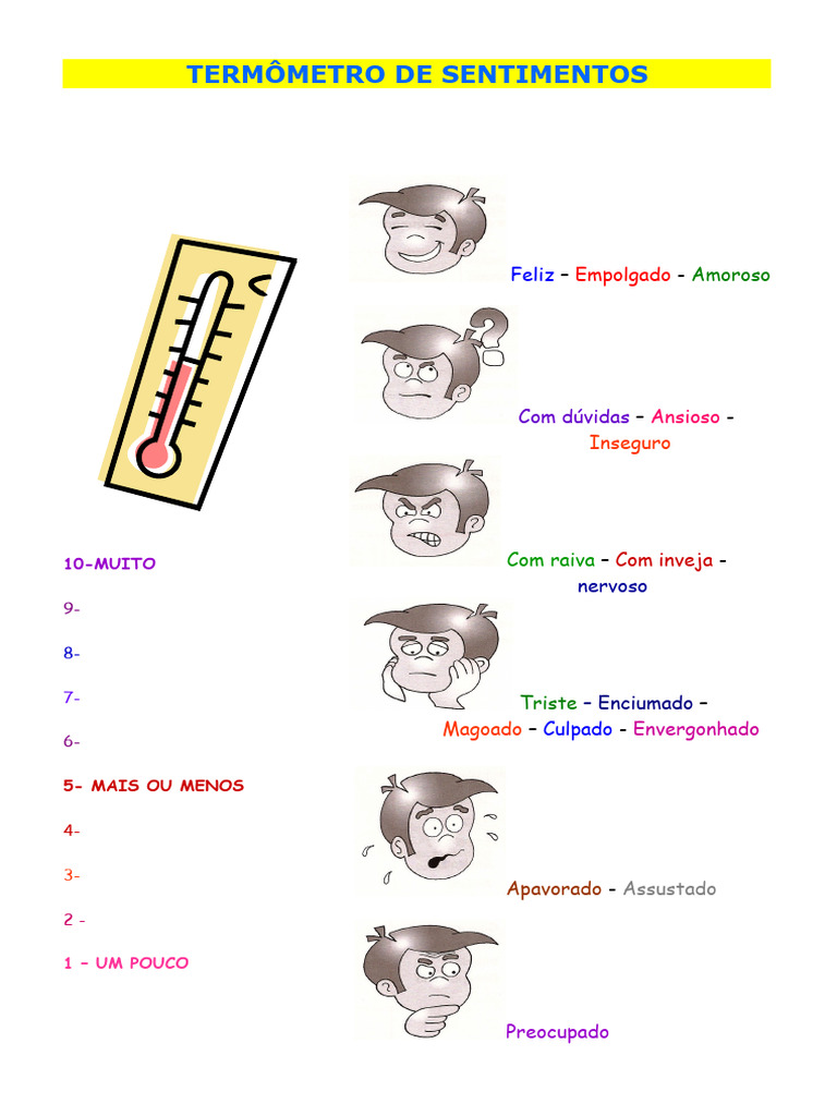 Termômetro Do Humor | PDF