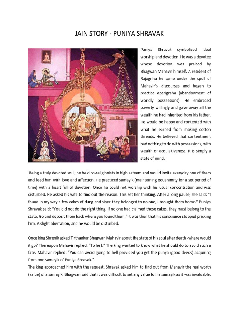 Puniya Shravak | PDF | Religion & Spirituality