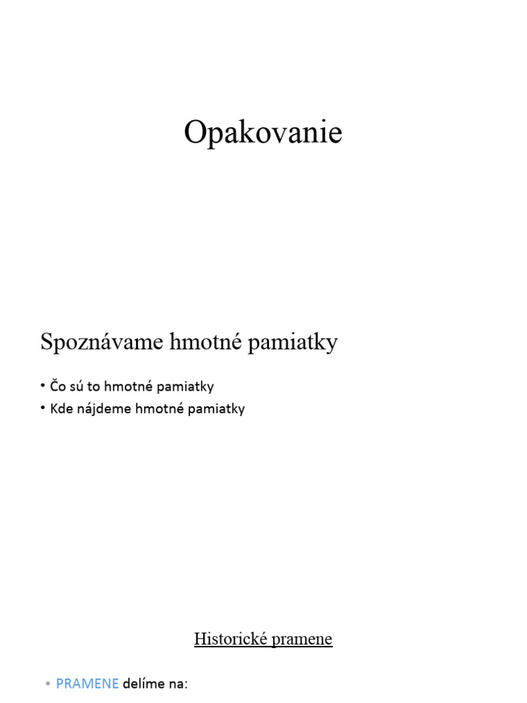 OPAKOVANIE | PDF
