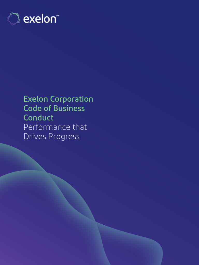 Exelon Code of Business Conduct | Download Free PDF | Safety ...