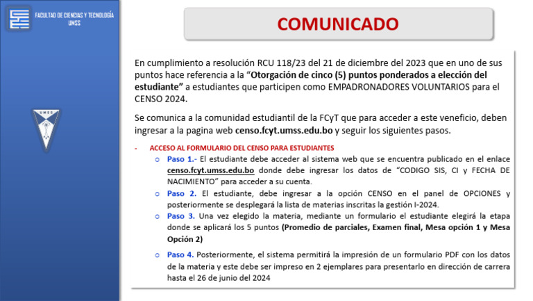 Comunicado CENSO | PDF | Informática
