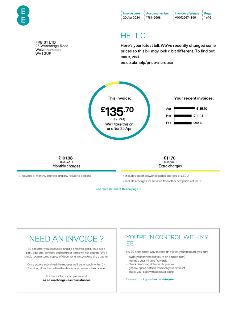EE Bill - FRBS1 | PDF