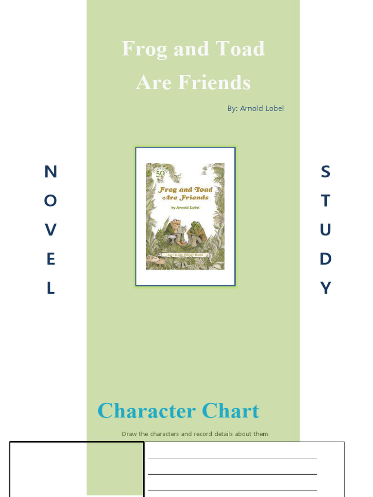 Frog and Toad Character Study Guide | PDF | Verb | Adjective