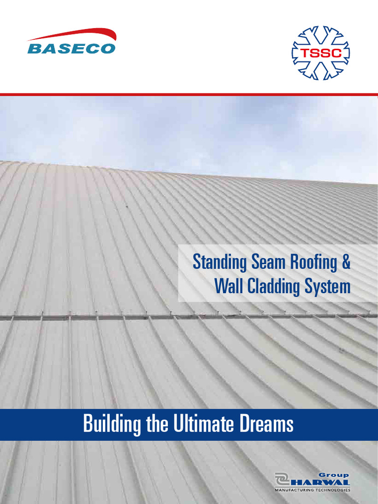 Standing Seam Roofing | PDF | Roof | Specification (Technical Standard)