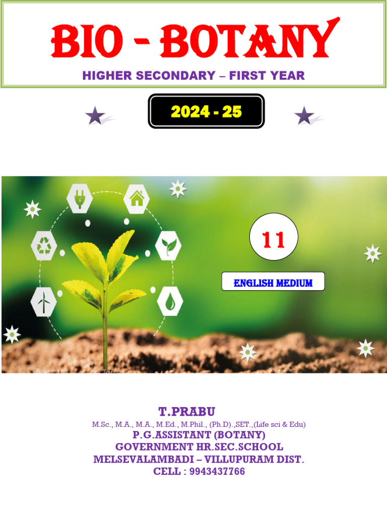 11 Bio Bot - em 24 - 25 New | PDF | Leaf | Bacteria