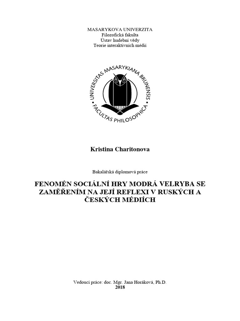 Bakalarska Diplomova Prace | PDF