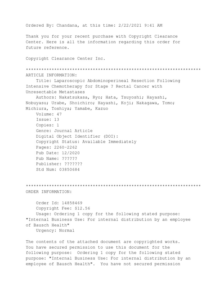 Laparoscopic Abdominoperineal Resection Following Intensive