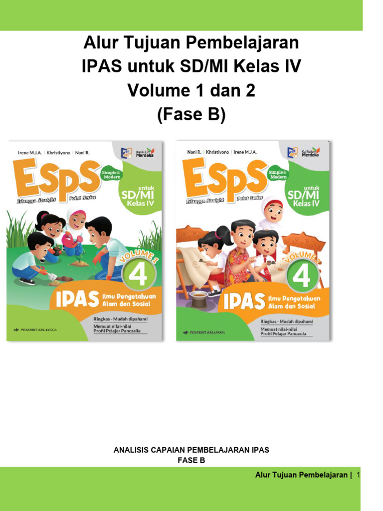 Atp-Ipas 4 Fase B (Vol. 1 Dan 2) | PDF | Sains & Matematika