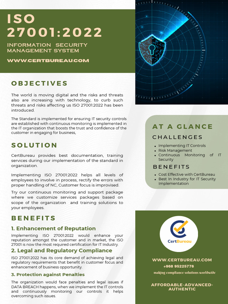 ISO 27001 Introduction | PDF | Information Security | Computer Security