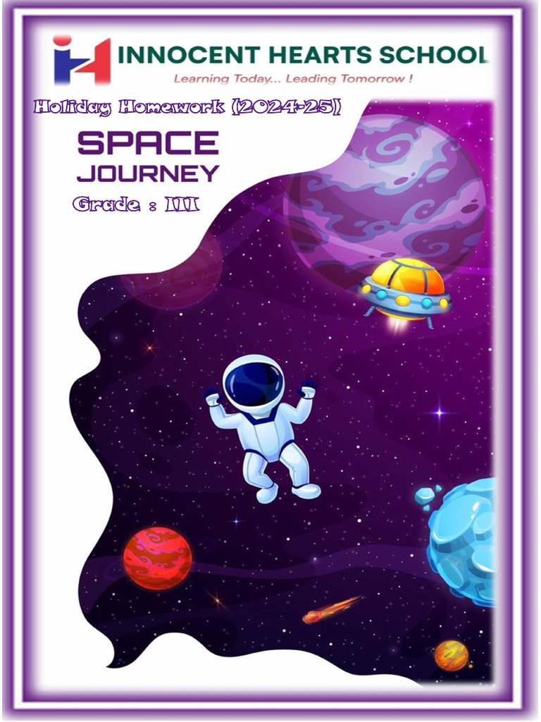 Space Adventure Homework Activities | PDF | Planets | Sky