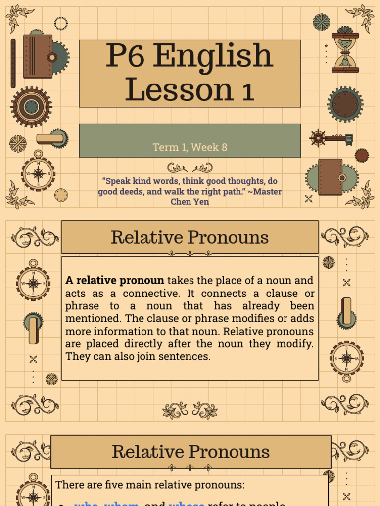 English Week 8 | PDF | Pronoun | Noun