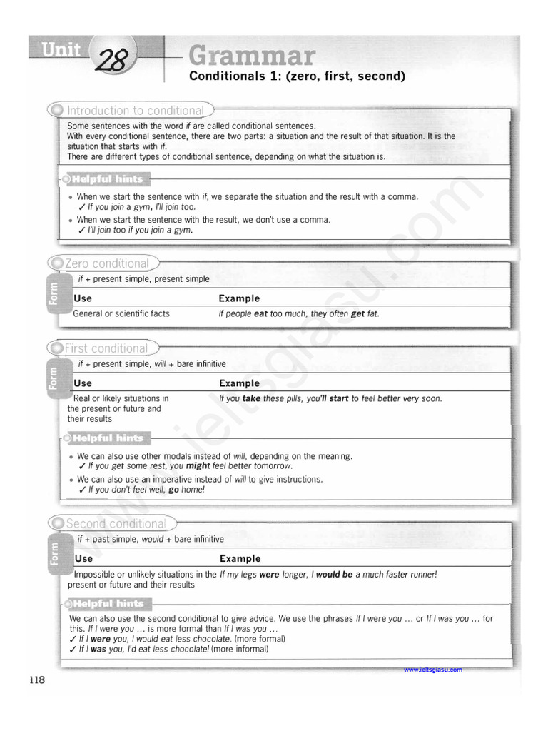 Conditionals 1 2 Des | PDF