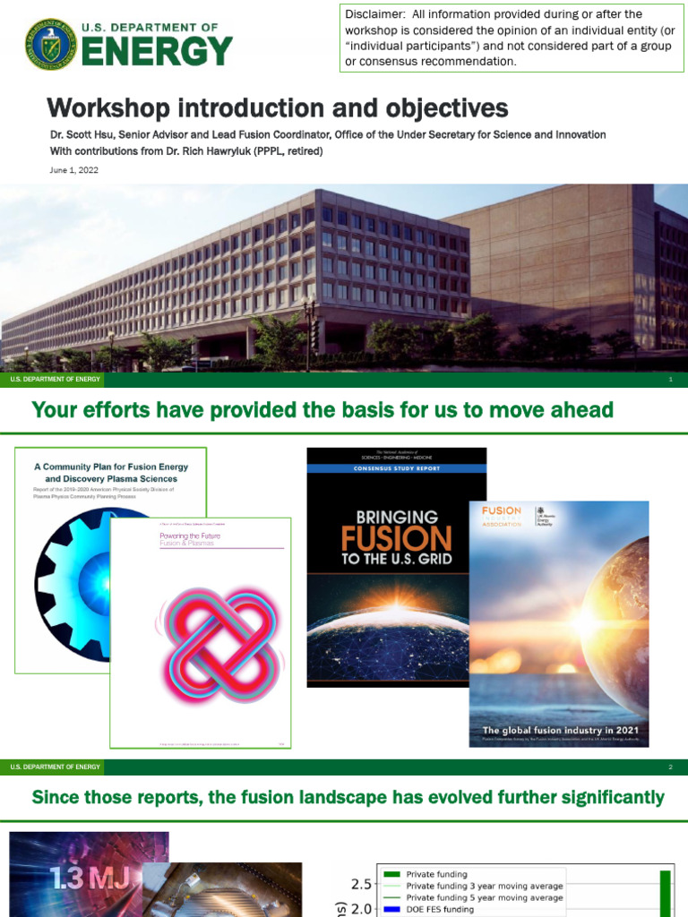 Hsu Intro | PDF | Fusion Power