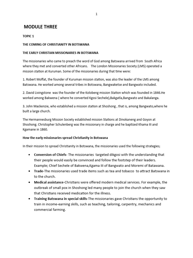 MODULE 3 | PDF | Ecumenism | Christian Denomination