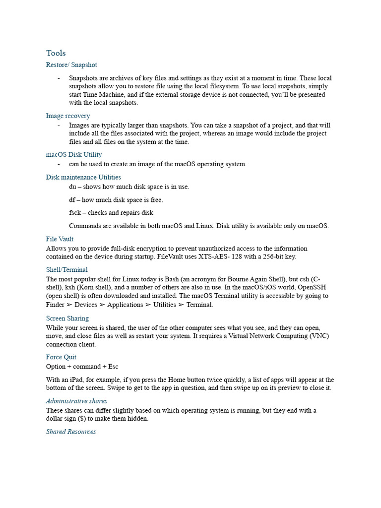 Tools: Restore/ Snapshot | PDF | Ip Address | Computer Network
