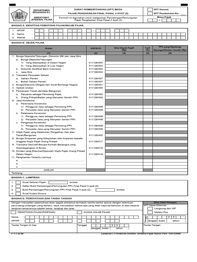 Spt Masa Pph 4 Ayat 2 Pdf