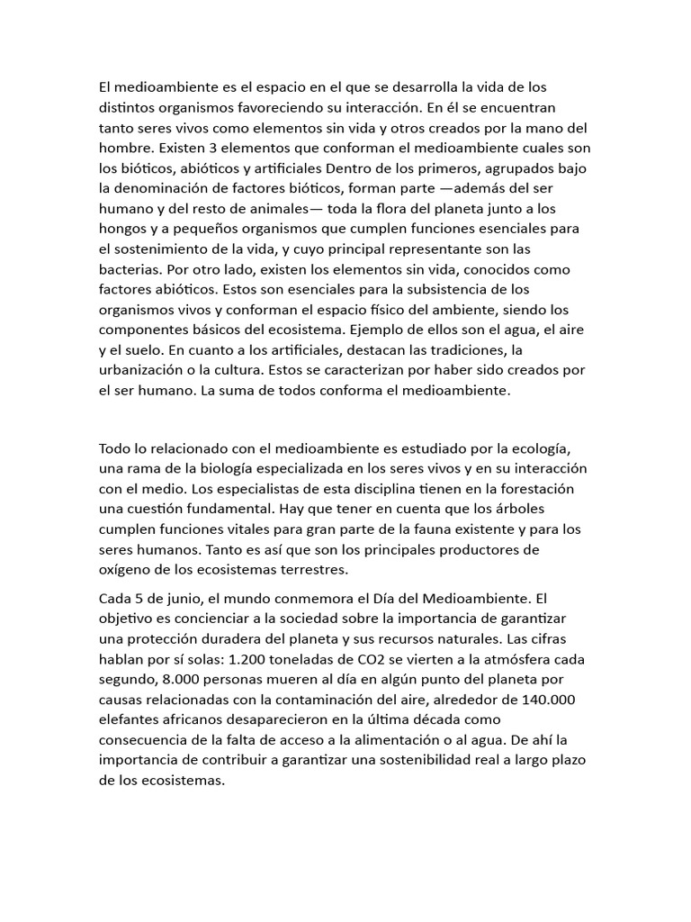 Medioambiente IFRM | PDF | Entorno natural | Organismos