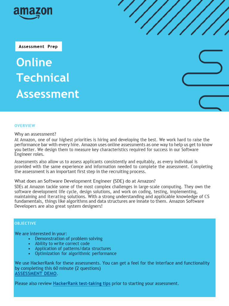 SDE Online Assessment Prep Guide v2 | PDF | Computer Programming | Software