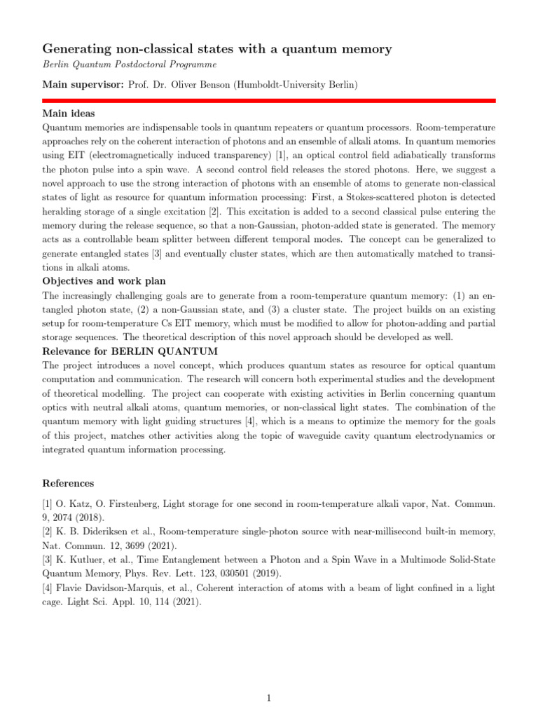 01_Benson | PDF | Photon | Applied And Interdisciplinary Physics