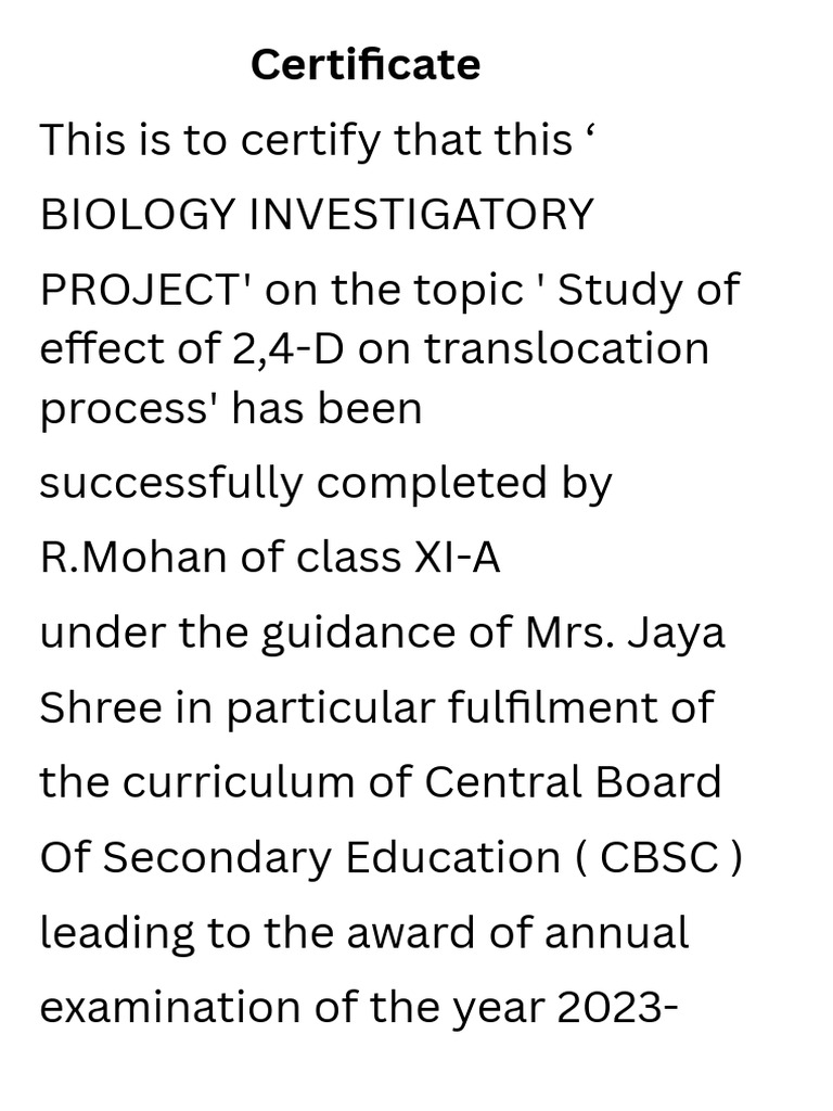 Certificate-merged | PDF | Herbicide | Auxin