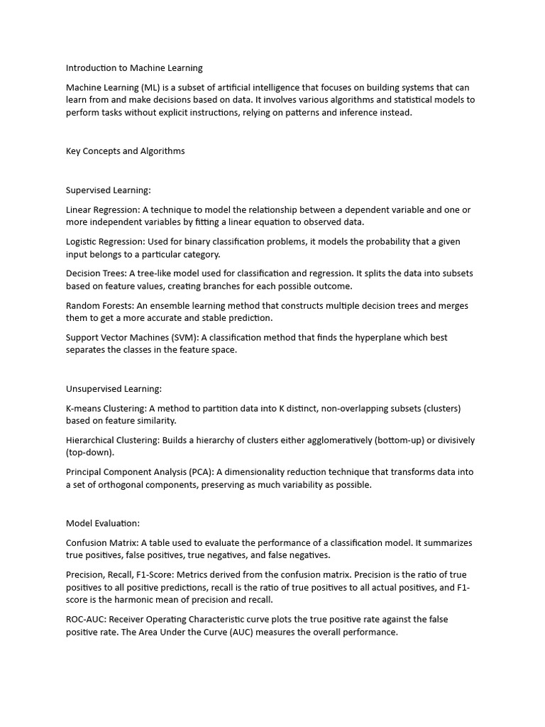 ML Concepts | Download Free PDF | Machine Learning | Artificial Neural ...