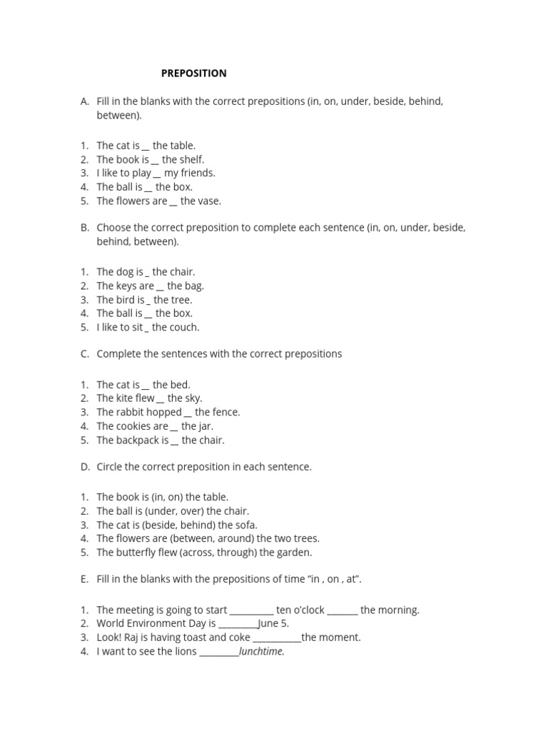 PREPOSITION-PAPER | PDF