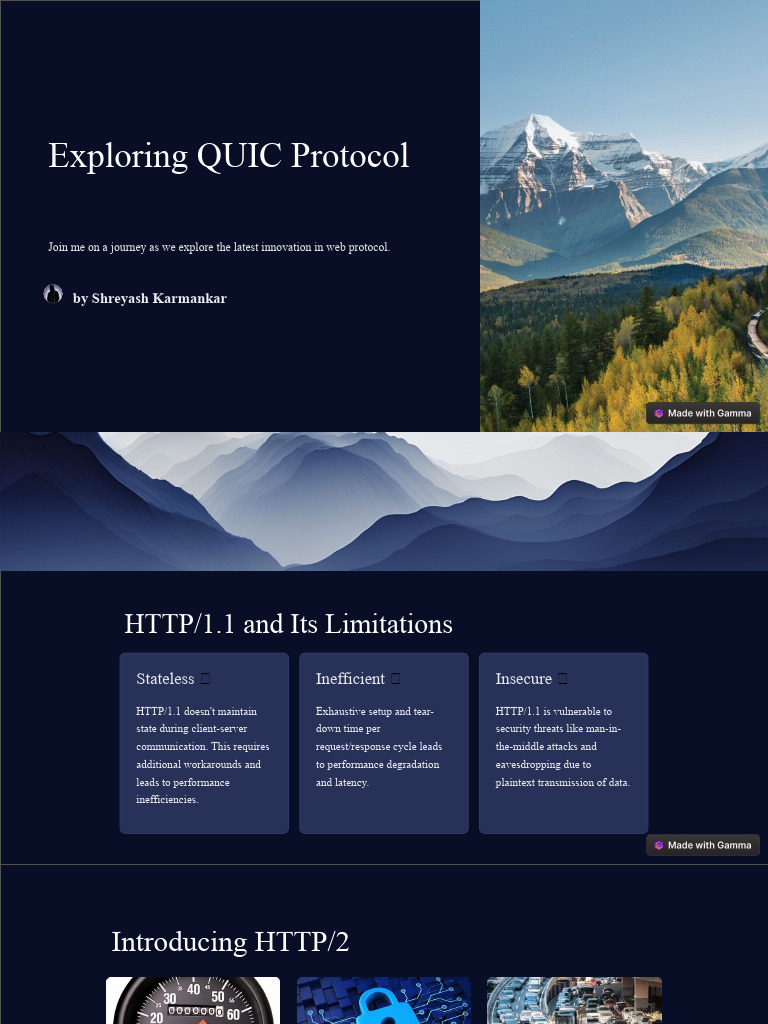 Exploring-QUIC-Protocol | PDF | Network Congestion | Network Protocols
